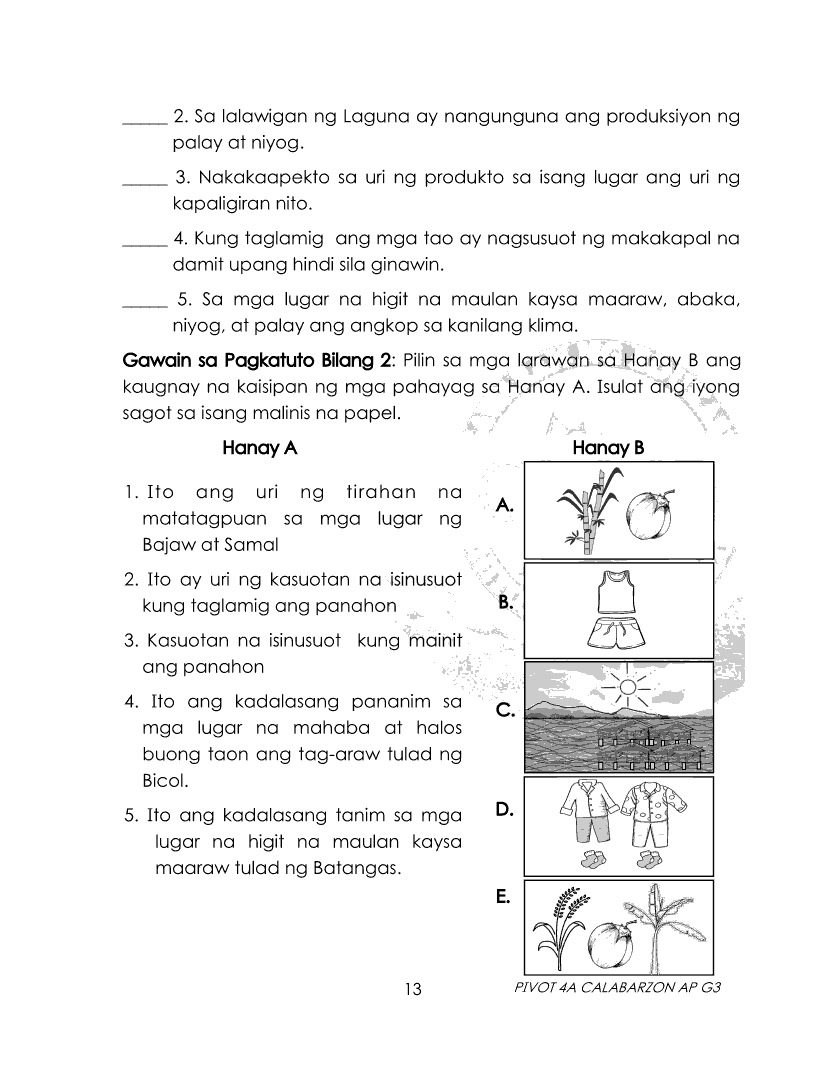 Araling Panlipunan 3 Module Quarter 3 Grade 3 Modules Araling Panlipunan 3 Module Quarter 3 Grade 3 Modules